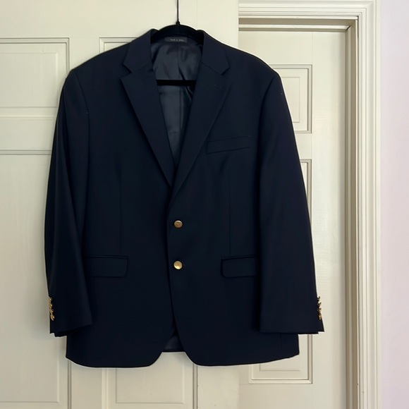 Chaps | Suits & Blazers | Chaps Mens Navy Blazer Size 42s | Poshmark